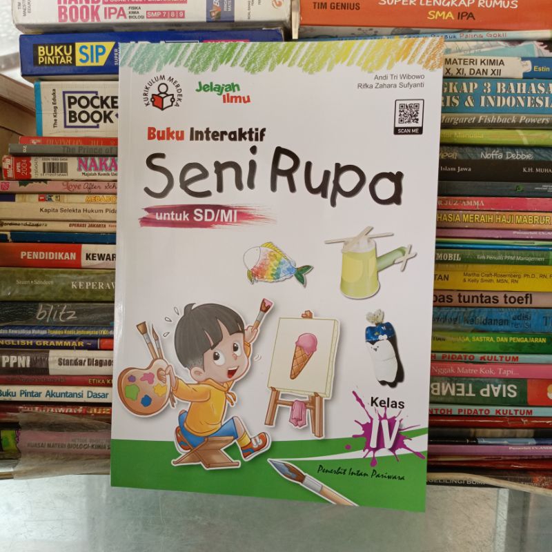 Jual Buku Interaktif Seni Rupa SD Kelas 4 IV Penerbit Intan Pariwara | Shopee Indonesia
