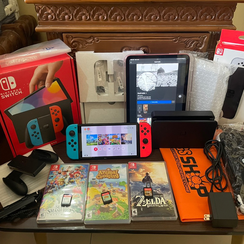 Jual 25 GAME PRIBADI + NINTENDO SWITCH OLED NEON LIKE NEW PRELOVED ...