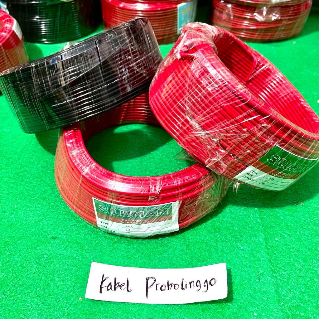 Jual KABEL NYA KABEL ENGKEL 2.5 100YARD TEMBAGA ALUMINIUM MERK SILUMAN ...