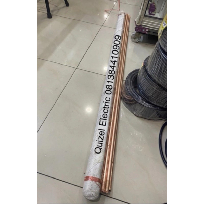 Jual Grounding Rod 5/8x2.4mtr Besi Sepuh Tembaga | Shopee Indonesia