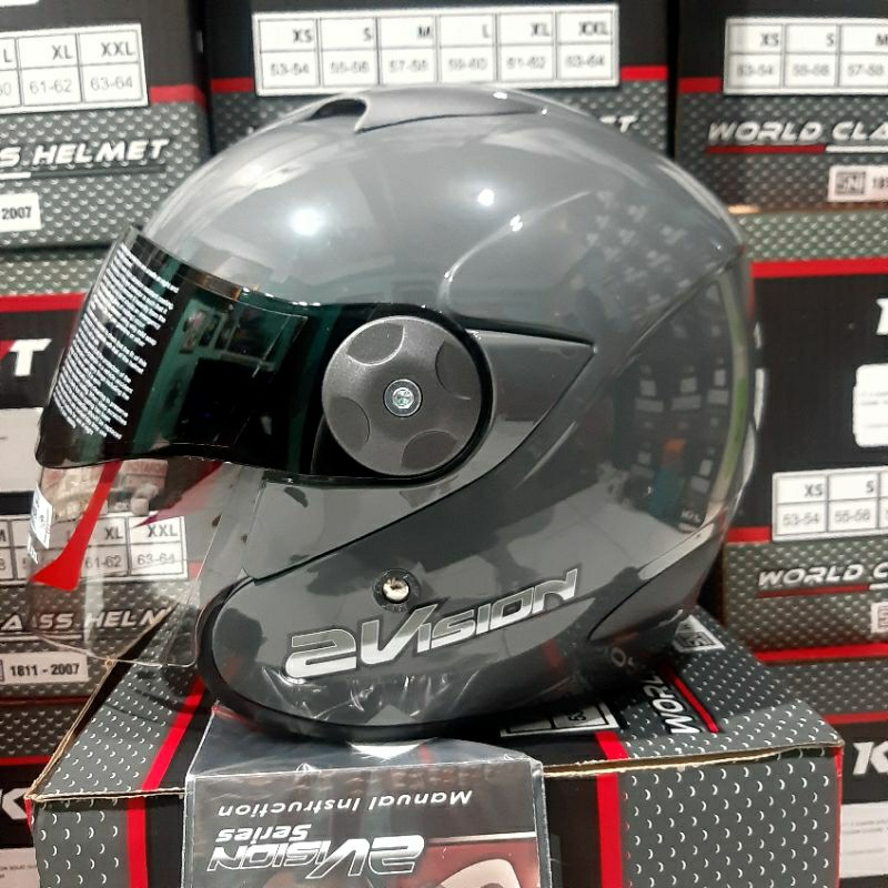 Jual Helm KYT 2 Vision Orinal DOT & SNI Banyak Warna | Shopee Indonesia