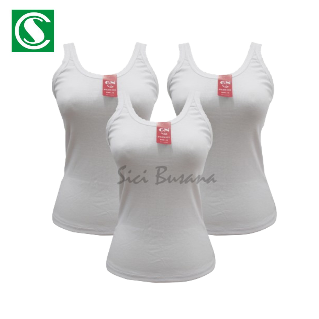 Jual Sici Busana - [1 Pcs] Singlet Anak SMP SMA Putih Golden Nick SG SF ...