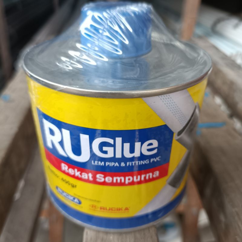 Jual Lem Pipa RUglue 400 gram / Rucika / Lem Fitting PVC | Shopee Indonesia