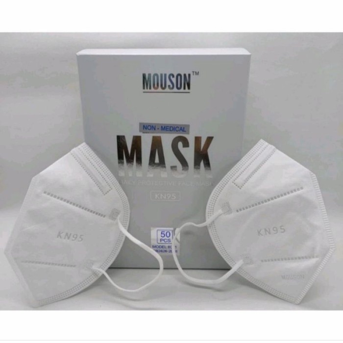 Jual Masker KN95 MOUSON BOX isi 50 KN 95 premium 5ply | Shopee Indonesia