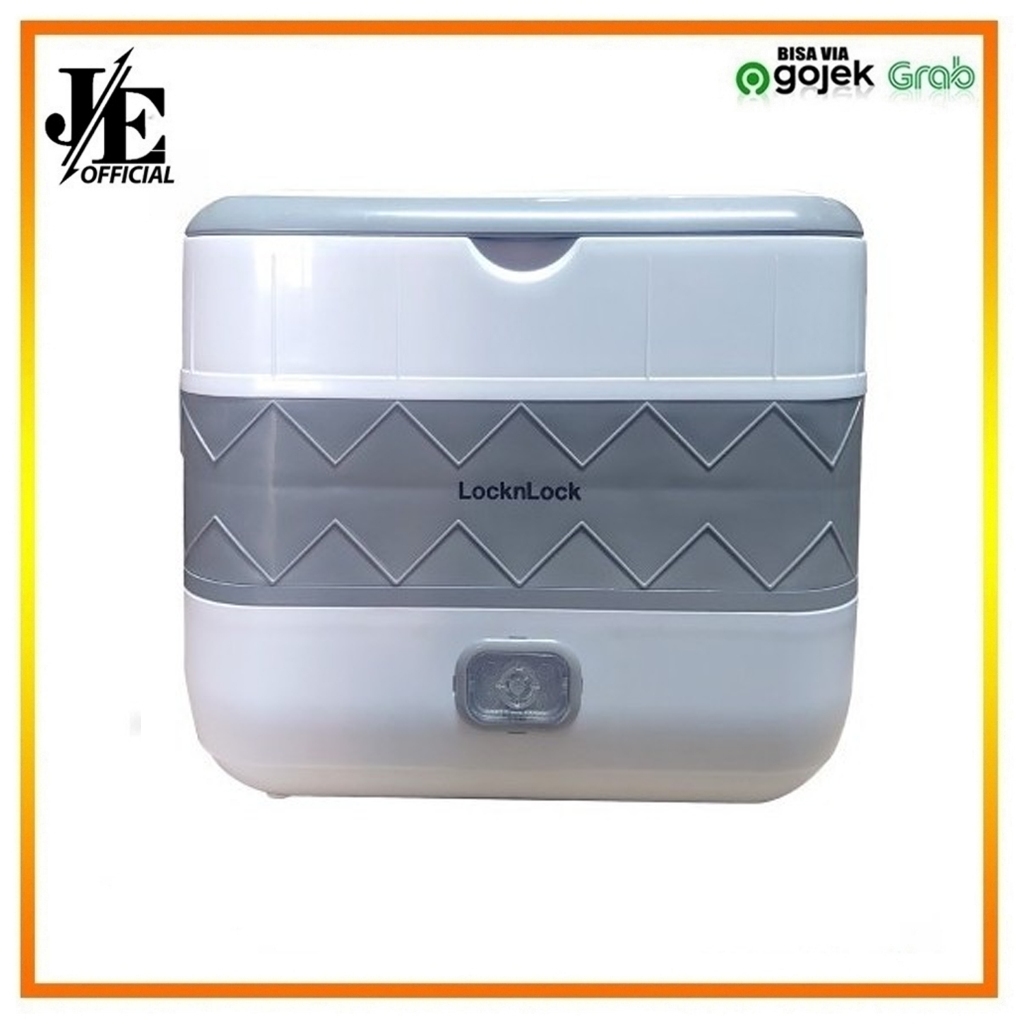Jual Lunch Box Electric Locknlock Ejr244wht 2 Layer 2,2 Liter | Shopee ...