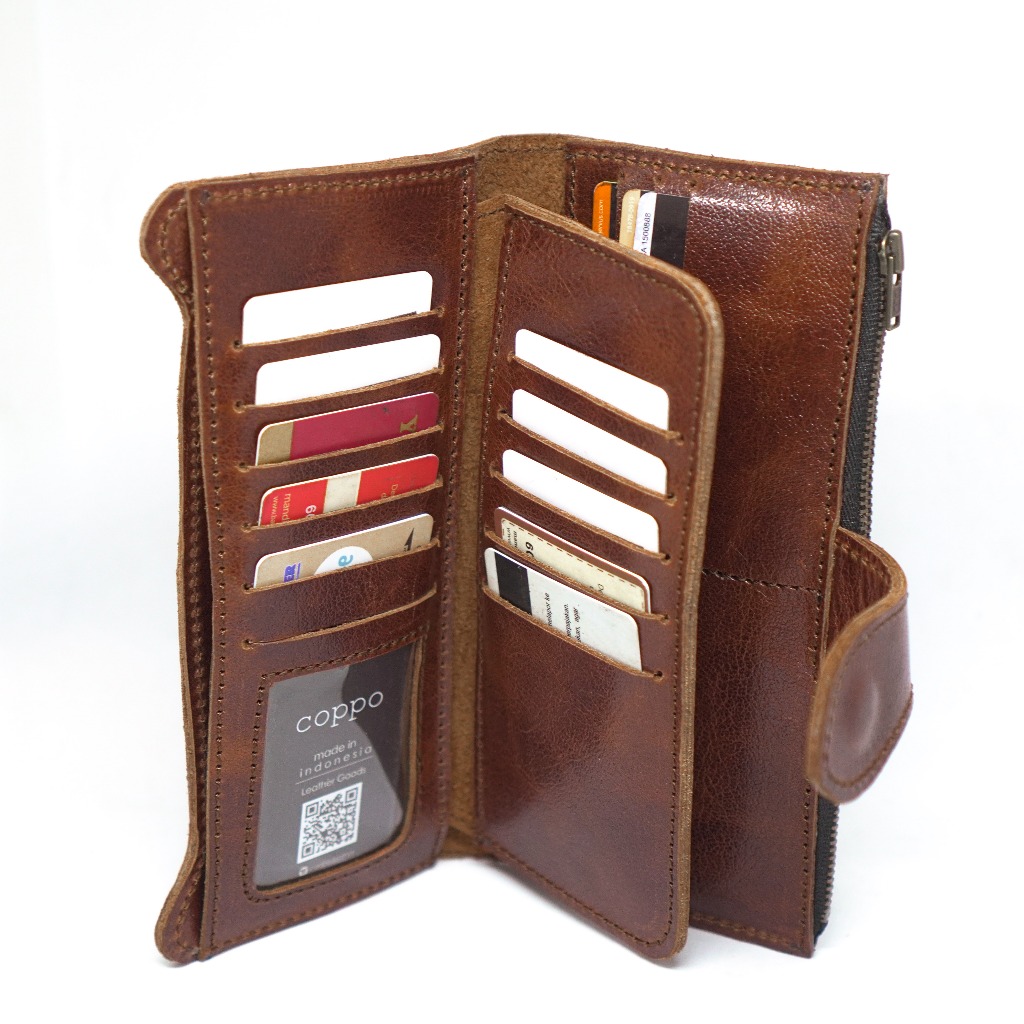 Jual Coppo Boundang Wallet Dompet Panjang Pria Wanita Original Kulit Sapi Asli Premium Limited ...