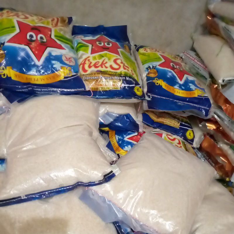 Jual Beras Super Enak Arek Star 25kg | Shopee Indonesia