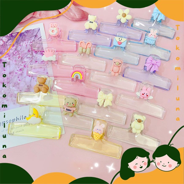 Jual Big transparent binder clip paper clip ukuran besar transparan ...