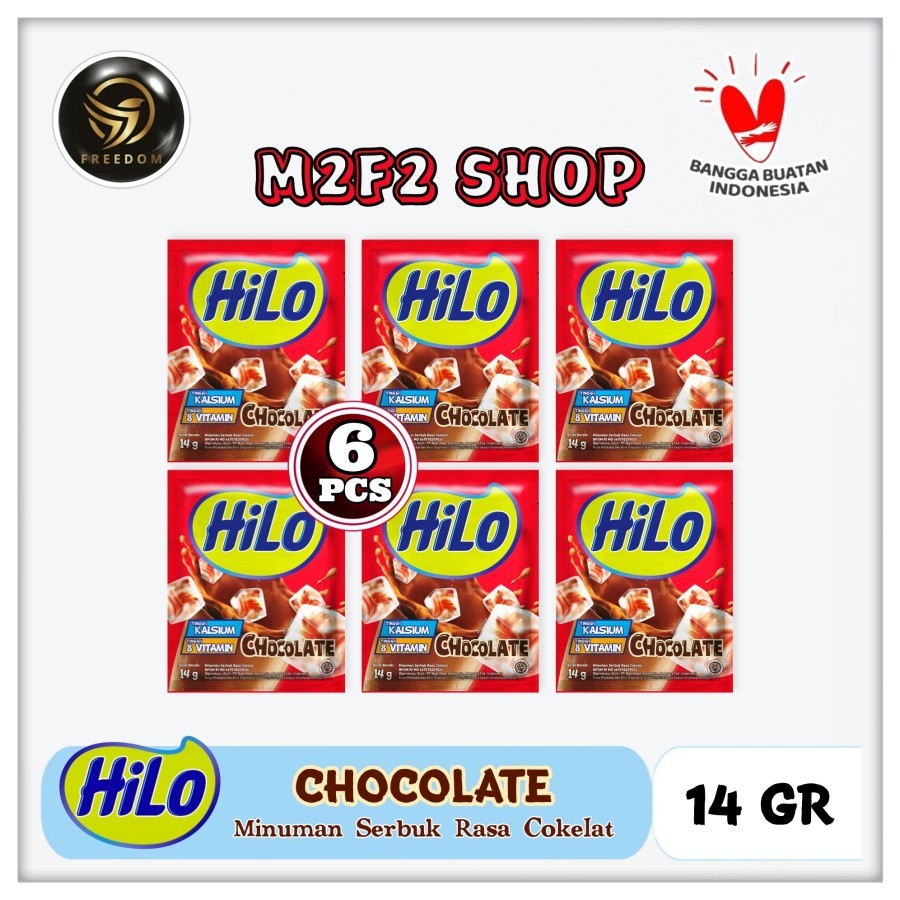 Jual Susu HiLo Chocolate Original | Serbuk Rasa Cokelat Sachet - 14 gr ...