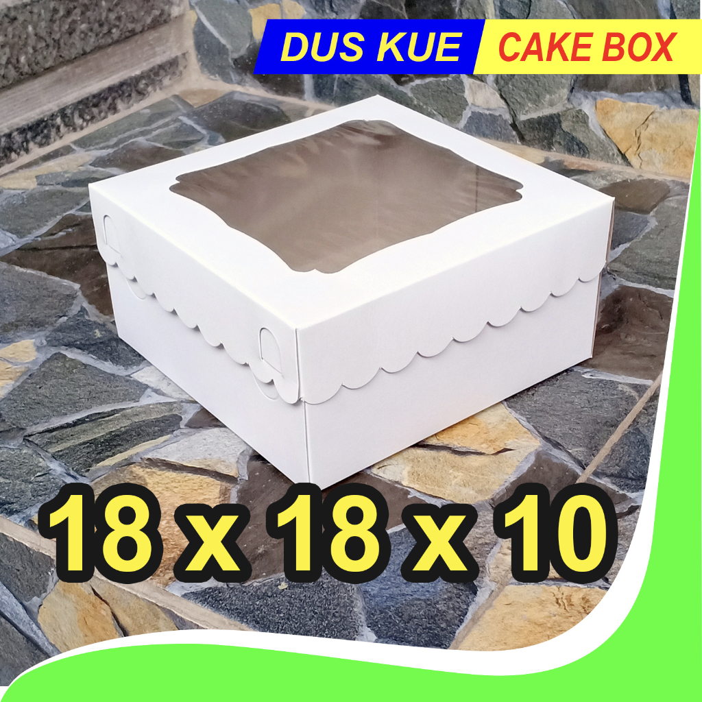 Jual Dus 18x18x10 TUTUP JENDELA / Box 18x18 / Kotak Roti Bolu ULTAH ...