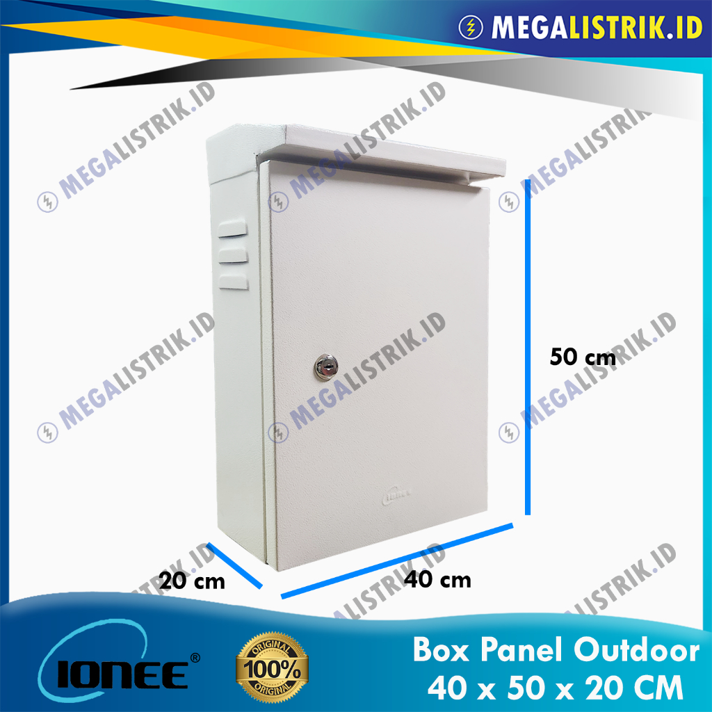 Jual IONEE BOX PANEL OUTDOOR 40 X 50 X 20 KUNCI PUTAR / KOTAK KABINET TOPI 40X50X20 / 40X50 CM ...