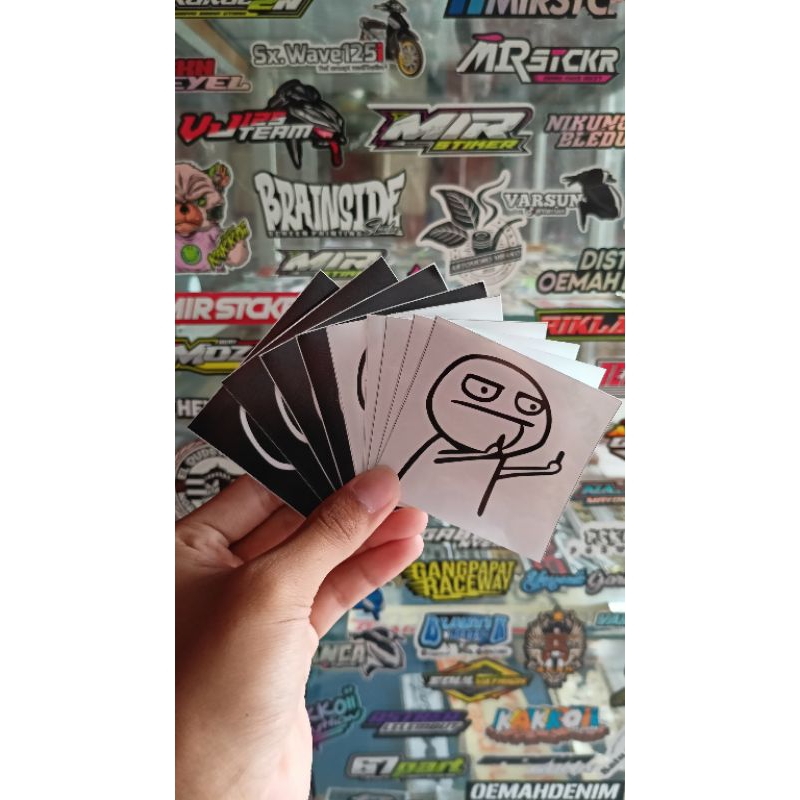 Jual stiker motor viral gambaran meme | Shopee Indonesia