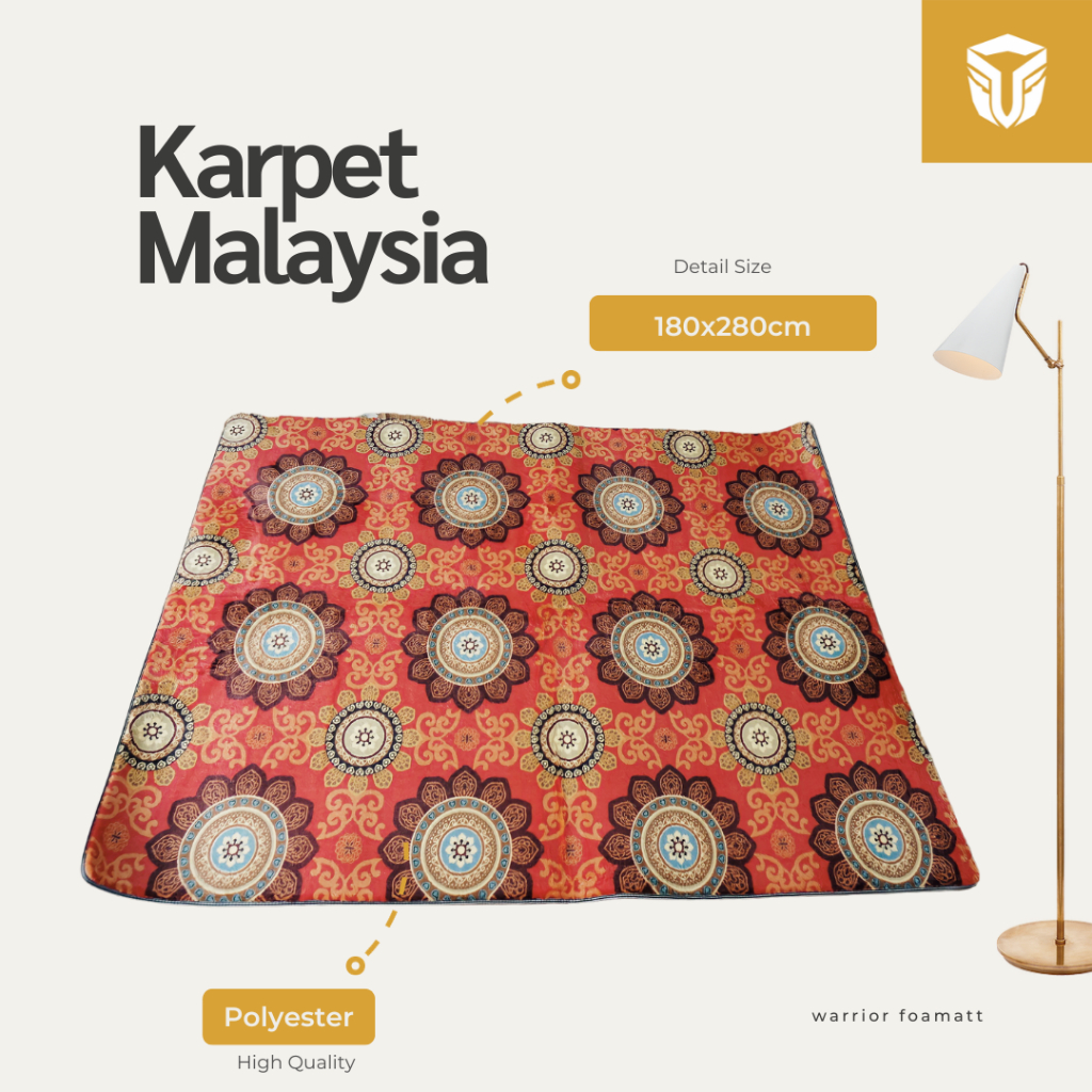 Jual Karpet Malaysia Jumbo WARRIOR Ukuran 280 x 180 cm Minimalis ...