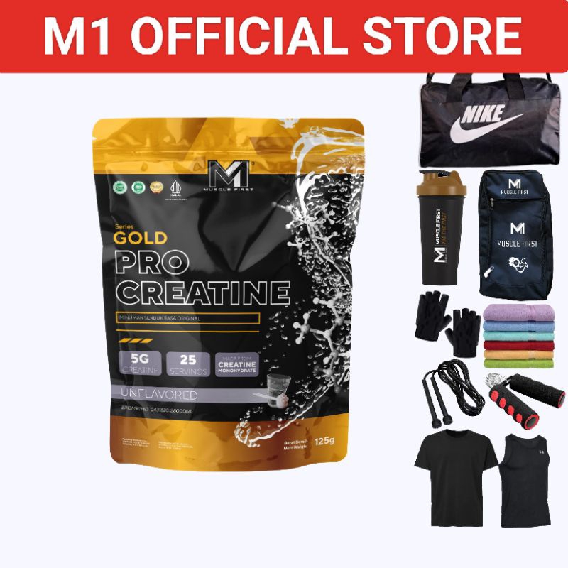 Jual Muscle First Gold Pro Creatine Monohydrate 25 serving 125gram ...