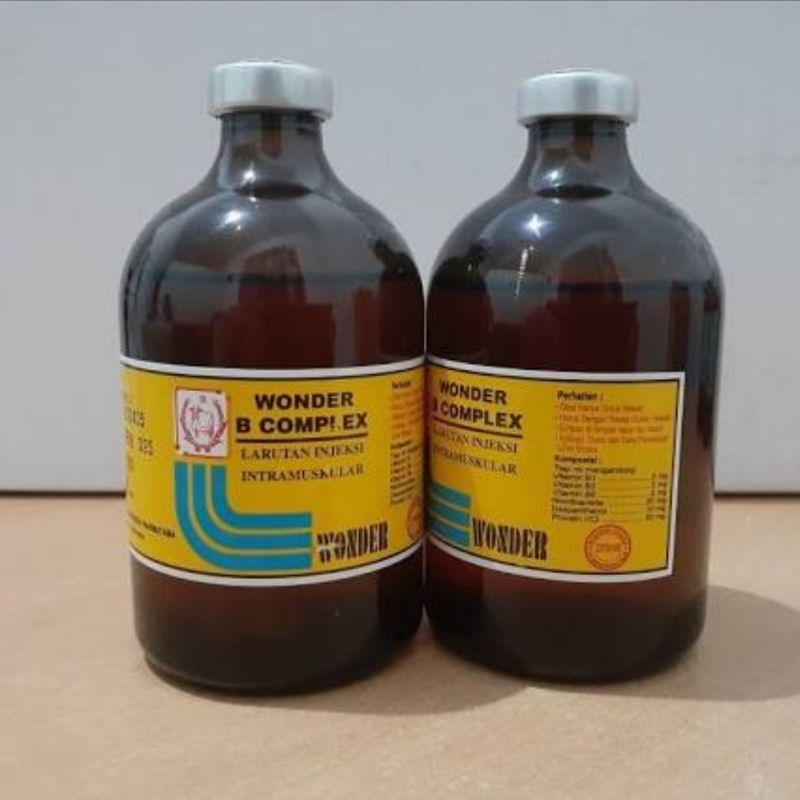 Jual B Complex Wonder 100 ml Injeksi Vitamin B kompleks Sapi Kambing ...