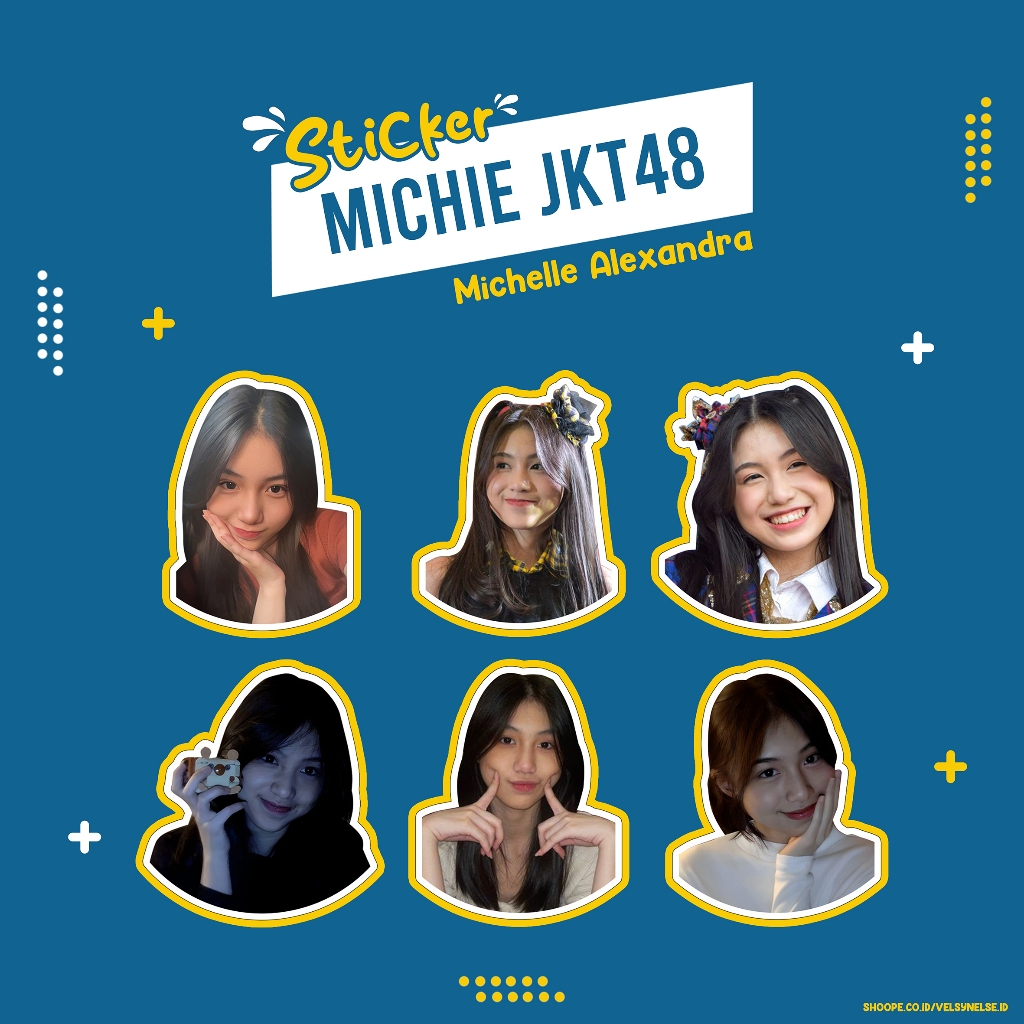 Jual [ ISI 6 ] Sticker Pack JKT48 Lucu Aesthetic High Quality | Shopee ...