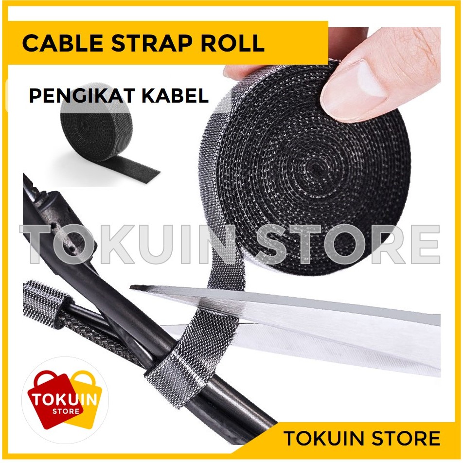Jual Strap Kabel Klip Tali Pengikat Kabel Cable Strap Organizer Ties ...