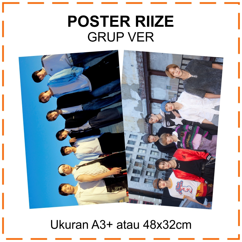 Jual POSTER RIIZE KPOP RIZE UKURAN A3+ | Shopee Indonesia