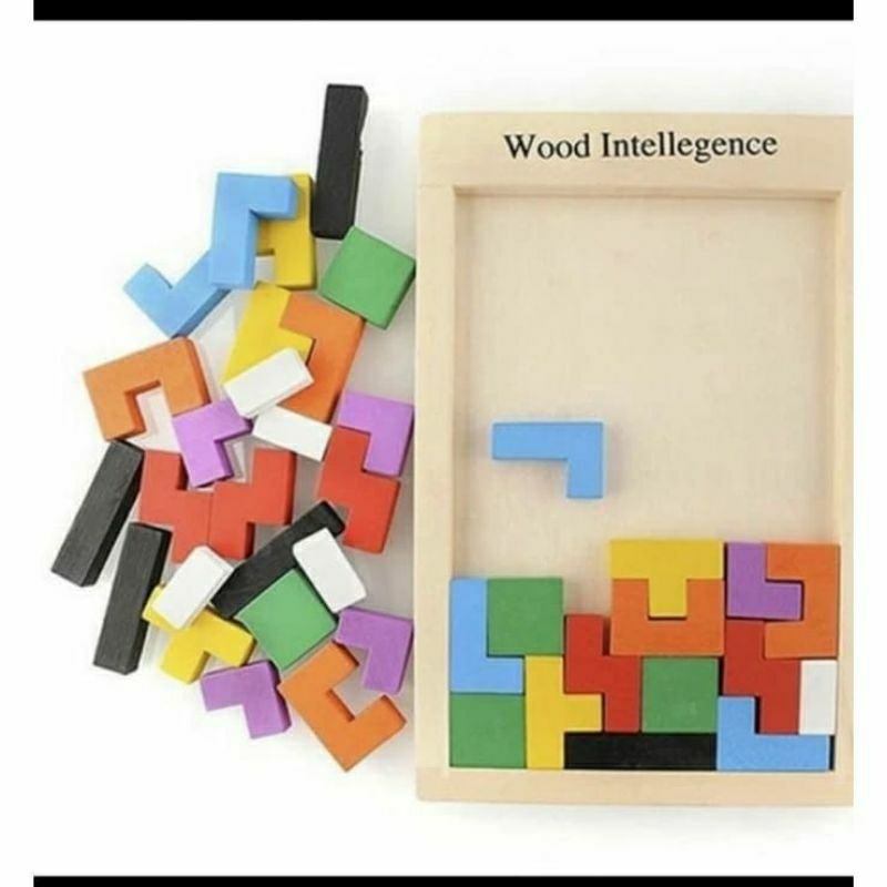 Jual balok kayu mainan edukasi anak / mainan balok | Shopee Indonesia