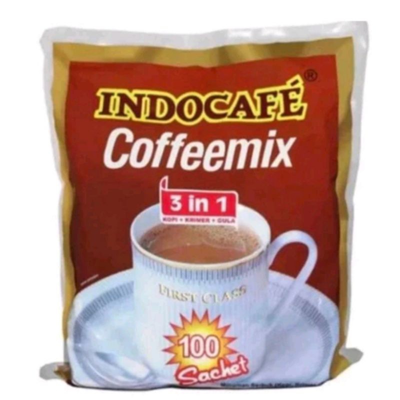 Jual Indocafe cofeemix 3 in 1/ kopi instant 100 sachet @ 20gr( ED.2025 ...