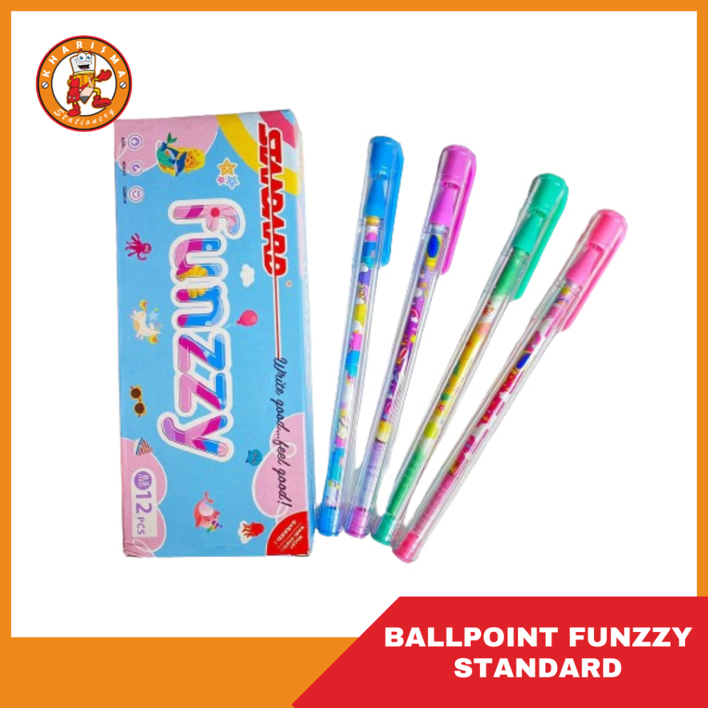 Jual Ballpoint / Bolpen / Pulpen Funzzy General Hitam Standard MURAH ...