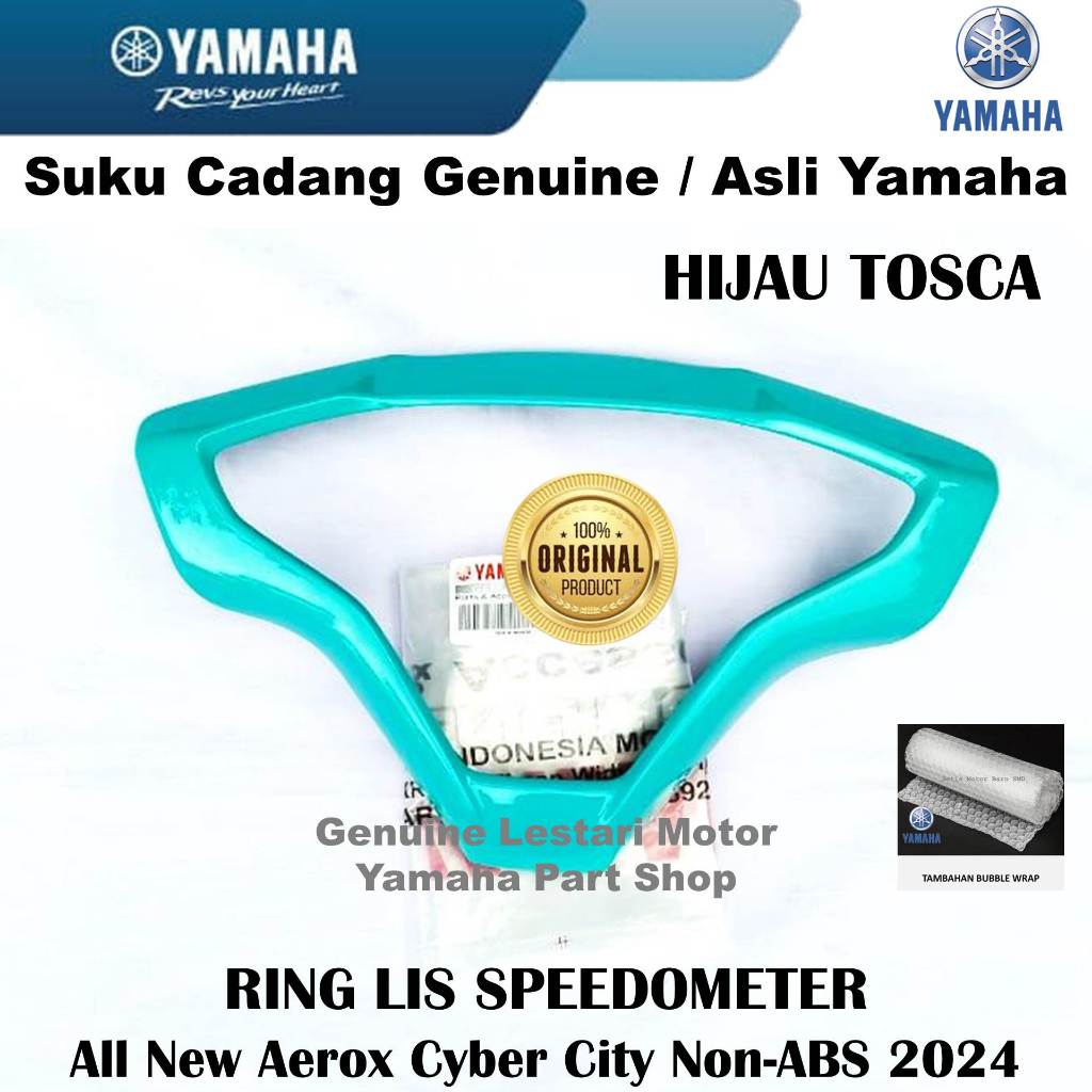 Jual Ring Lis Spido Speedometer Hijau Tosca All New Aerox Connected Non ...