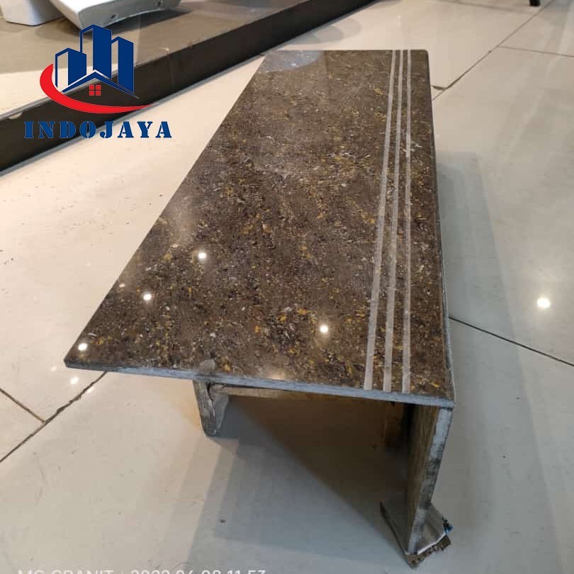 Jual granit tangga 30x80 20x80 granite stepnosing motif marmer gold ...