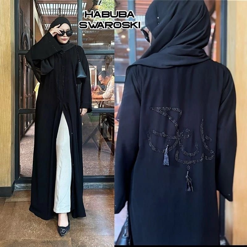 Jual Abaya Gamis Maxi Dress Arab Saudi Gamis Syari Outer Helwa Couple ...