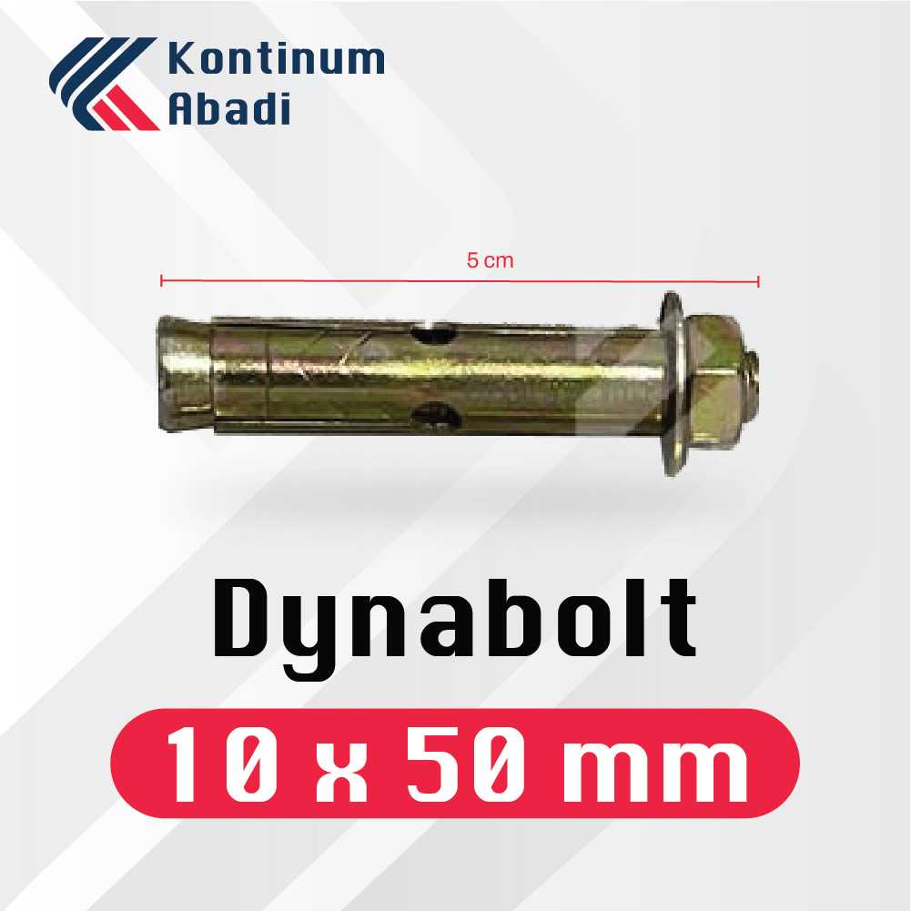 Jual DYNABOLT / DINABOLT / BAUT BETON 10x50 mm - 3717 | Shopee Indonesia