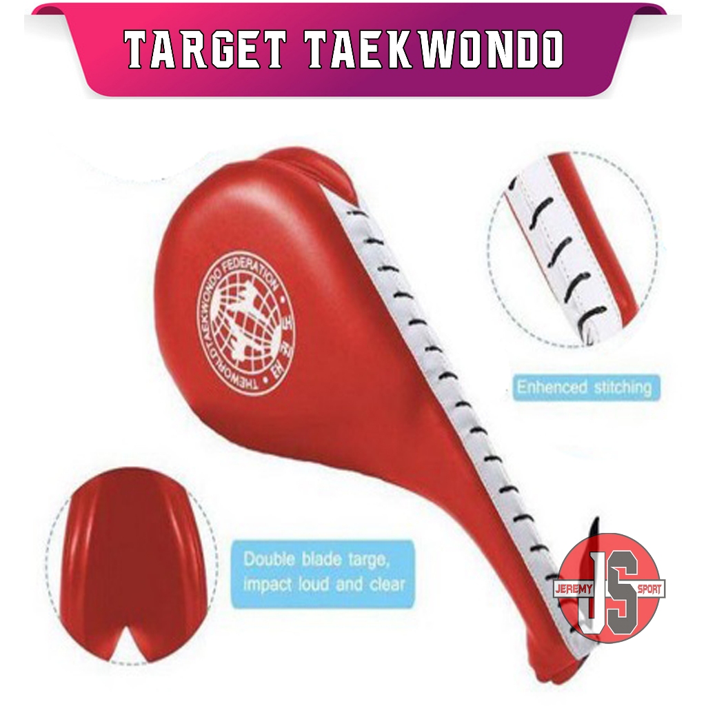 Jual Taekwondo Target Kickpad Alat Latihan Tendangan Kick Pad Double ...