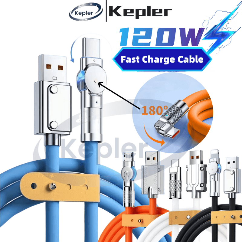 Jual Kepler Kabel Data Charger Casan HP Super Cepat Micro USB Type-C ...