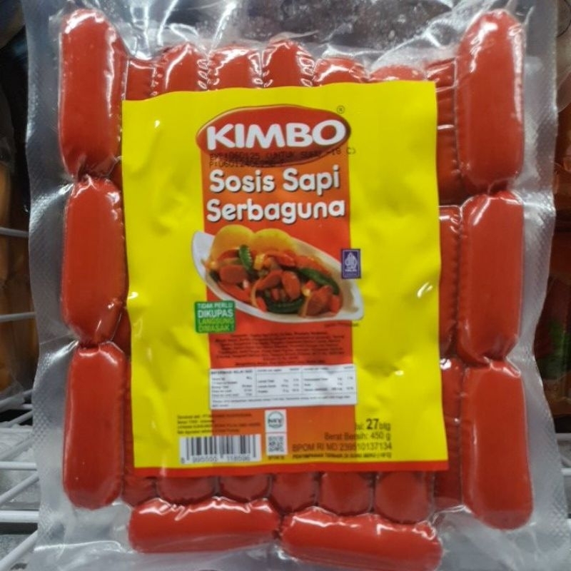 Jual Kimbo Sosis Cocktail Merah 450gr | Shopee Indonesia