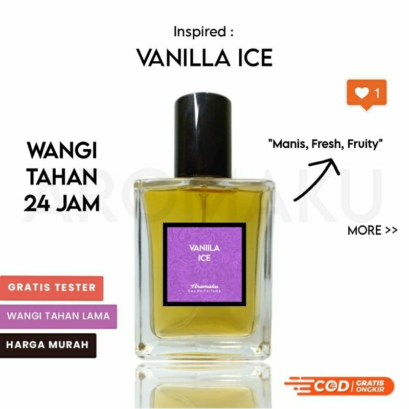 Jual parfum vanilla ice cream aroma manis vanilla segar menyebar dan ...