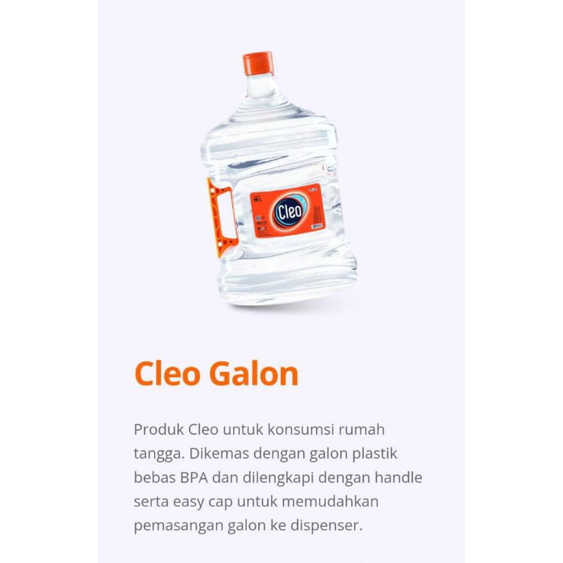 Jual Cleo Galon | Shopee Indonesia