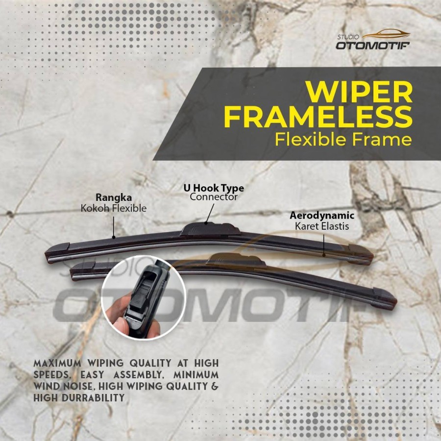 Jual WIPER MITSUBISHI CANTER PS110 PS125 PS136 FRAMELESS 2PCS | Shopee ...
