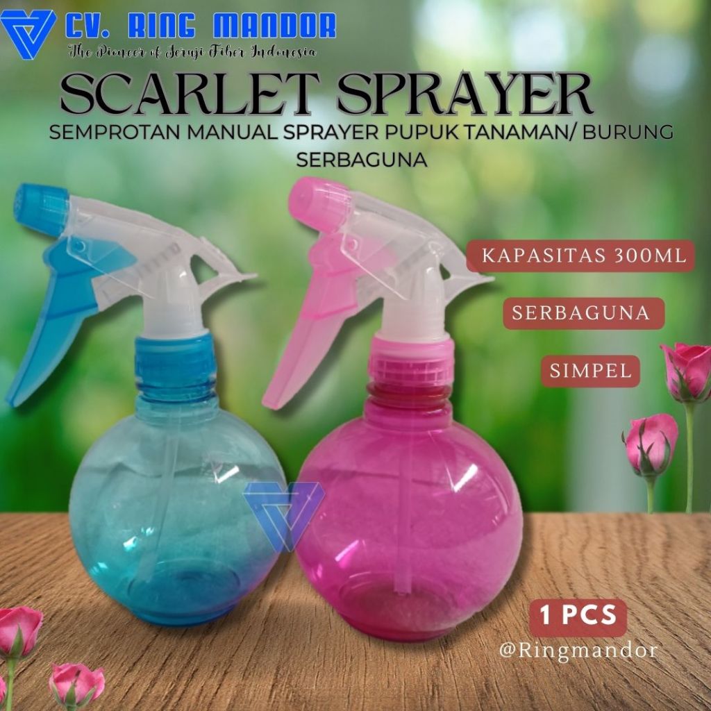 Jual Semprotan Sprayer Scarlet Bulat 300Ml /Semprotan Sprayer Scarlet ...