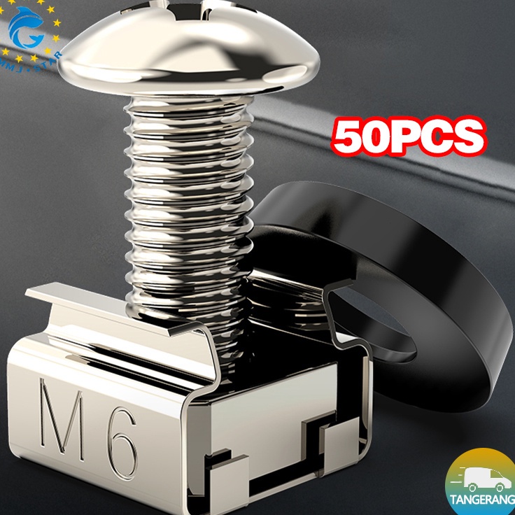 Jual 5 Pcs M6Nut Baut Rack Server HardcaseBaut Dan Mur Hard CaseMur ...