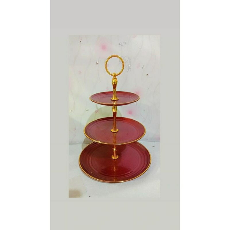 Jual Piring unik 3 tingkat tebal | Shopee Indonesia