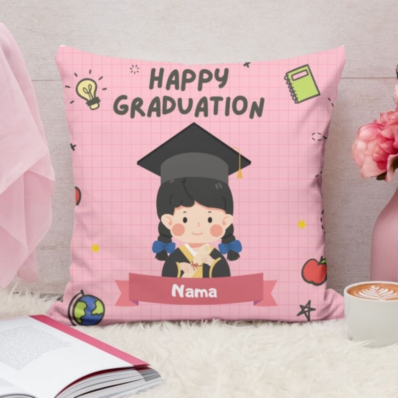 Jual SOUVENIR BANTAL FOTO PRINTING CUSTOM GRADUATION TK | Shopee Indonesia