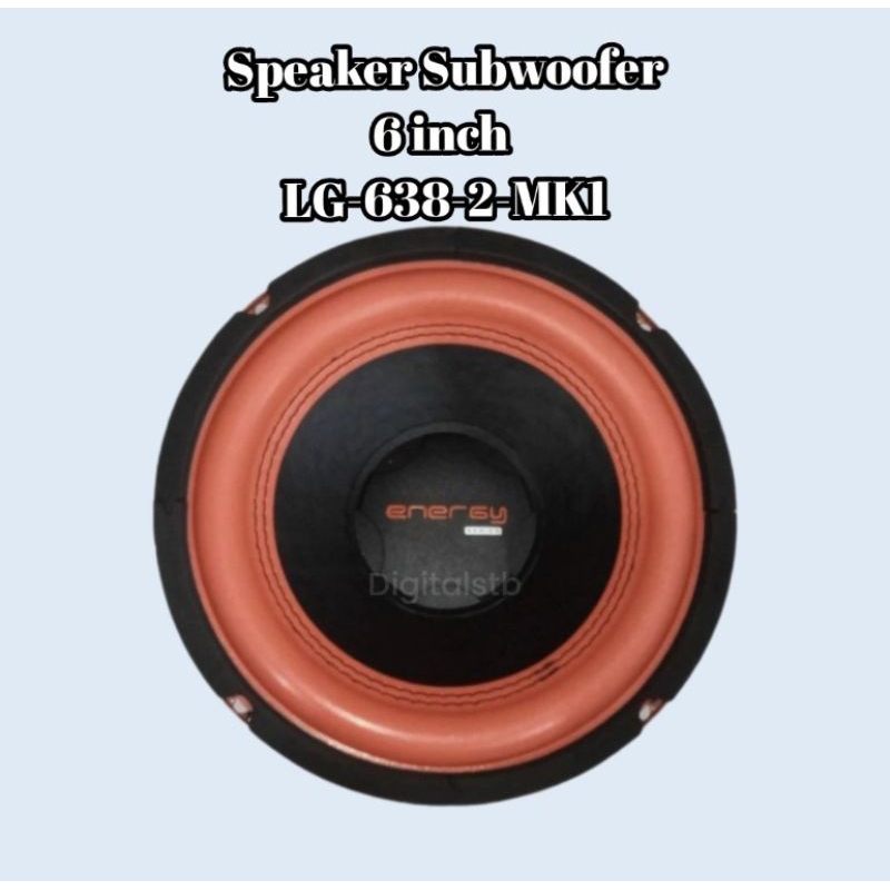 Jual Speaker legacy 6 inch speaker subwoofer 6inch 6" LG-638-2-MK1 ...