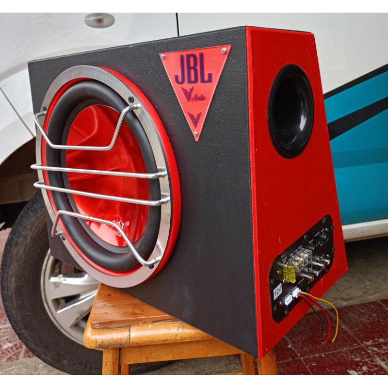 Jual AUDIO MOBIL SUBWOOFER AKTIF ADX 12 INC TERPASANG POWER AMPLIFIER ...