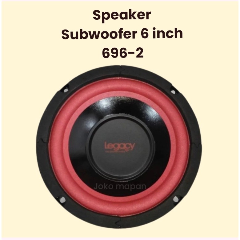 Jual Speaker LEGACY 6 inch subwoofer 6" LG 696-2 speaker 696 2 original ...