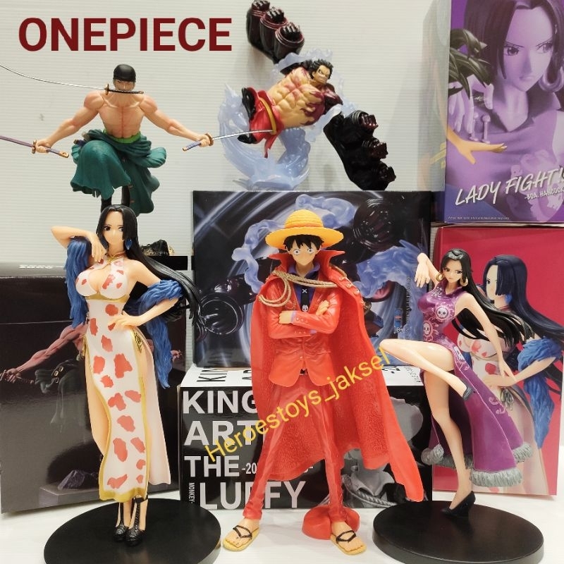 Jual ONEPIECE Roronoa Zoro Luffy Boa Hancock Action Figure New Varian ...
