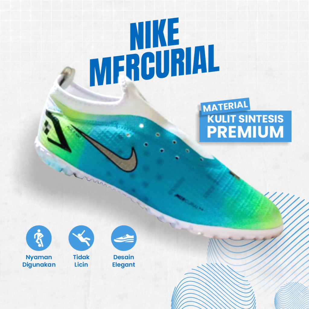 Jual Sepatu Futsal Semi Boot Mercurial Sol Gerigi Ukuran 38-44 Tidak ...