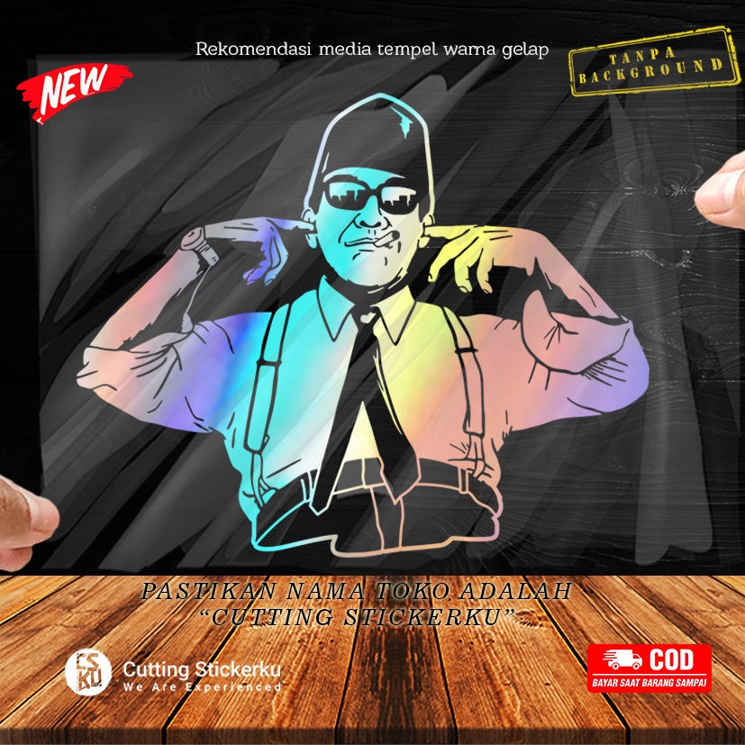 Jual Cutting Sticker Thug Live Soekarno Variasi Motor Mobil Sticker ...