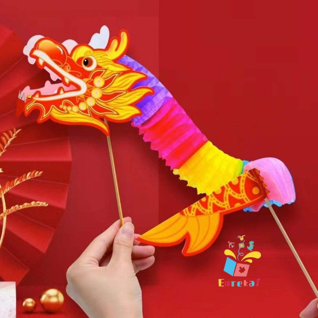 Jual [D-21] DIY Mainan Naga Dekorasi Imlek Prakarya Mainan Edukasi ...