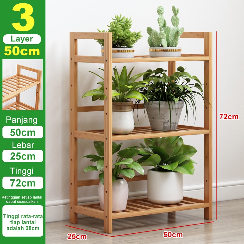 Jual Rak Bunga Rak Taman Tanaman Pot Holder Standing Planter Rak ...