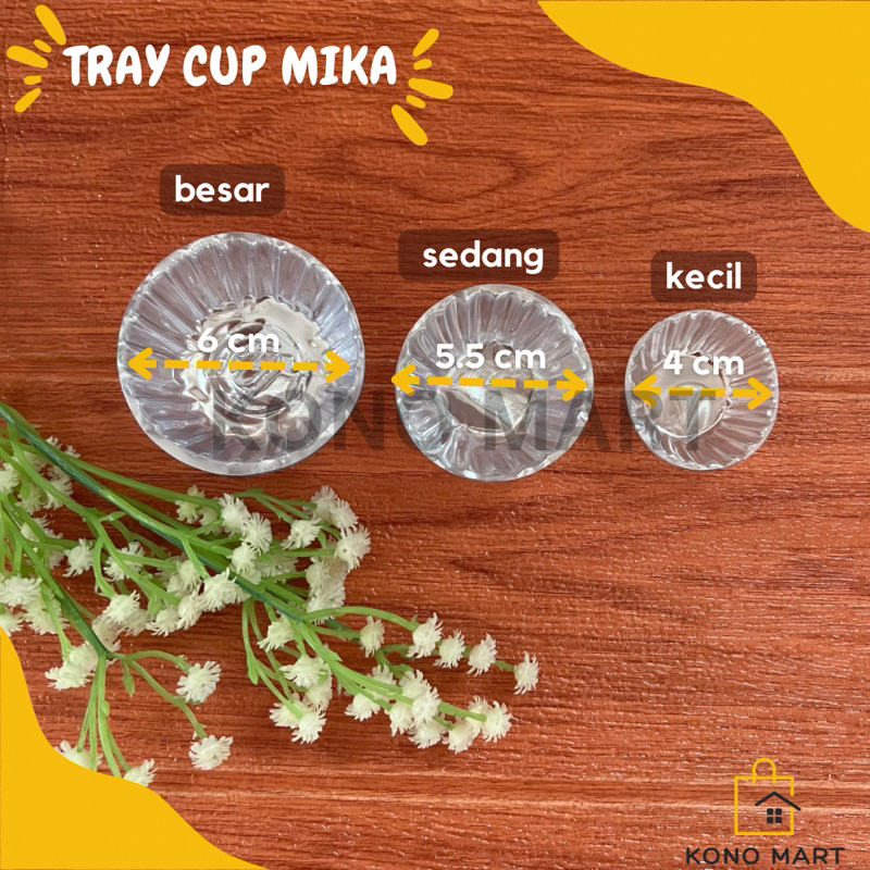 Jual TRAY CUP MIKA SAUS & JELLY / TRAY SAMBAL SAOS KECAP / TRAY CUP ...