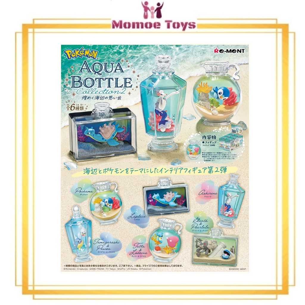 Jual Re-ment Miniatures Pokemon Aqua Bottle Collection 2 FULLSET ...
