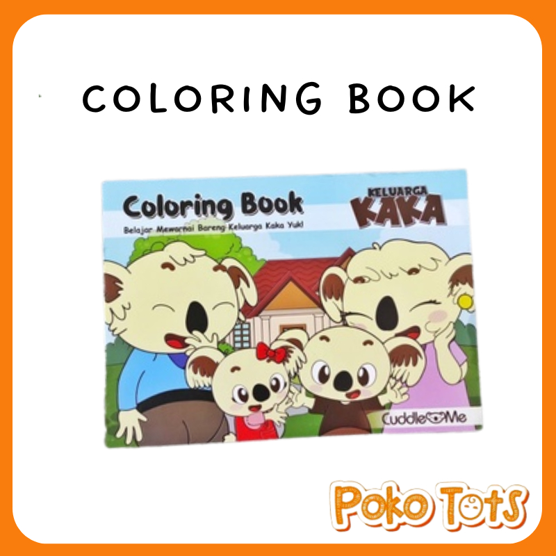 Jual Cuddle Me Coloring Book Buku Mewarnai Anak Keluarga Kaka JB ...
